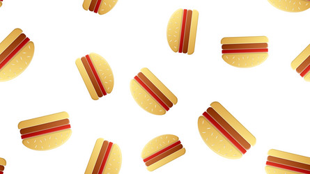 Burger Pattern Background Vector Images (over 3,700)