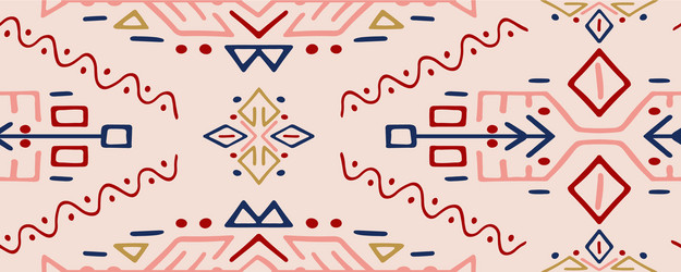 Polynesian style marine background tribal Vector Image
