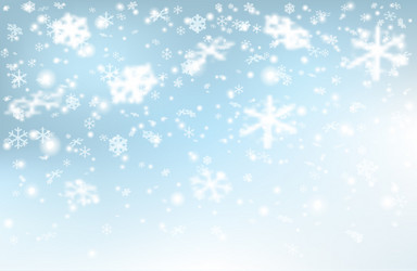 Falling snow frame corner pattern background Vector Image