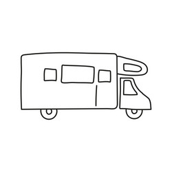 Motorhome Line Drawing Vector Images (over 240)