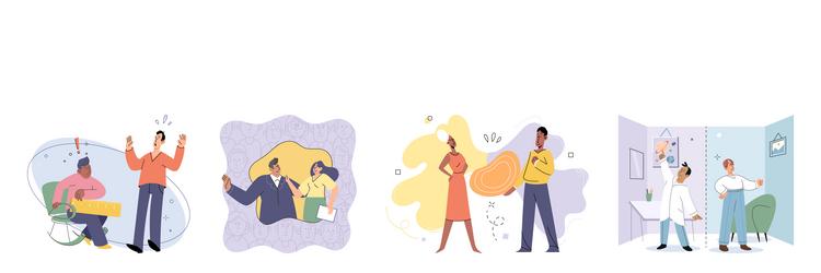 Social relationship relationships Royalty Free Vector Image