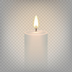 Funeral candle condolence obituary message Vector Image