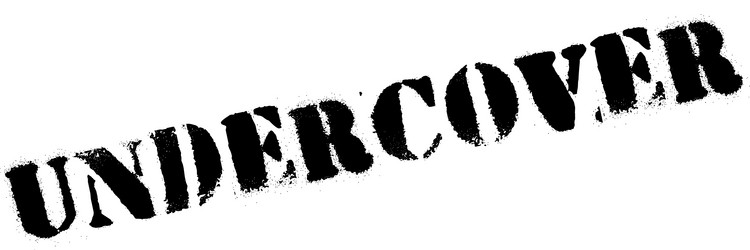 Undercover rubber stamp Royalty Free Vector Image