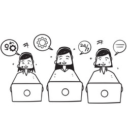 Customer Doodle Vector Images (over 4,500)