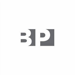 Bp logo monogram design template Royalty Free Vector Image