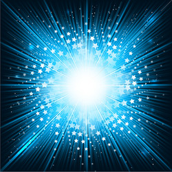 Stars on blue striped background eps 10 Royalty Free Vector