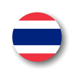 Circle flag of thailand Royalty Free Vector Image