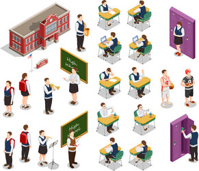 School life design concept Royalty Free Vector Image