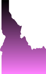 Map of idaho Royalty Free Vector Image - VectorStock