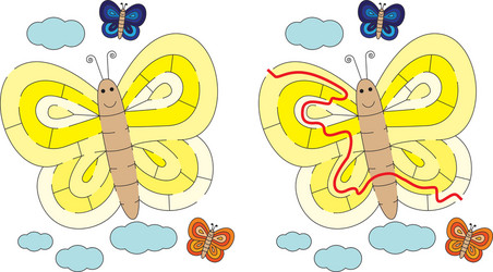 Maze Mazes Butterfly Vector Images (over 210)