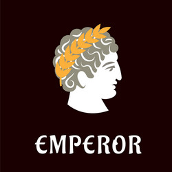 Julius caesar thumbs up Royalty Free Vector Image