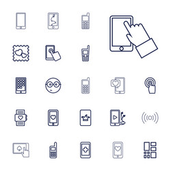 12 smart icons Royalty Free Vector Image - VectorStock