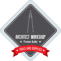 Architect label Royalty Free Vector Image - VectorStock