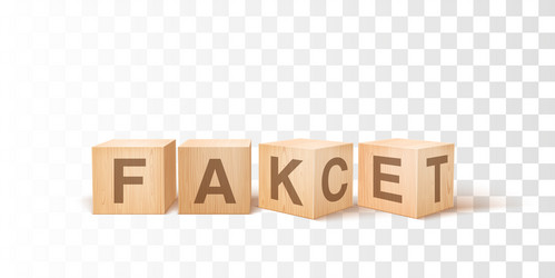 Fake news or fact scanning newspaper data Vector Image