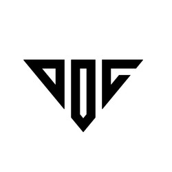 Initial letter cem monogram logo design Royalty Free Vector