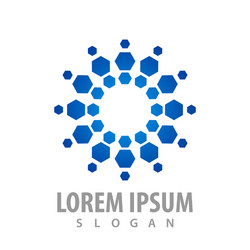 Laser spark logo concept design symbol graphic Vector Image