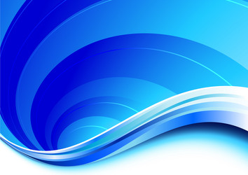 Blue transparent wave Royalty Free Vector Image