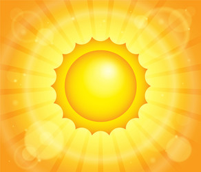 Abstract sun theme image 4 Royalty Free Vector Image