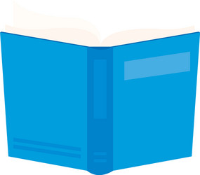 Text book open library isolated icon Royalty Free Vector