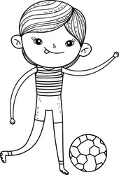 Soccer Comic Vector Images (over 1,900)