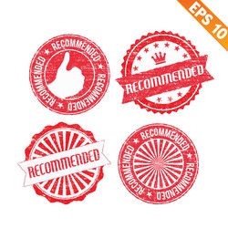 We recommend grunge rubber stamp Royalty Free Vector Image