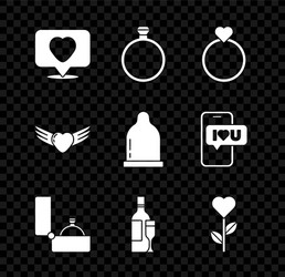 Engagement Ring Heart Vector Images (over 11,000)