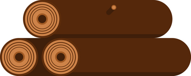 Wooden log cut Royalty Free Vector Image - VectorStock