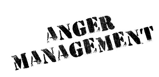 Anger management rubber stamp Royalty Free Vector Image