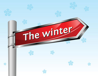 Winter Road Signs Arrows Vector Images (over 140)