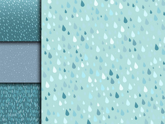 Realistic rain drops water background Royalty Free Vector