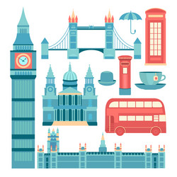 Set of london Royalty Free Vector Image - VectorStock