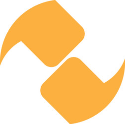 Letter pd geometric clear talk symbol logo Vector Image