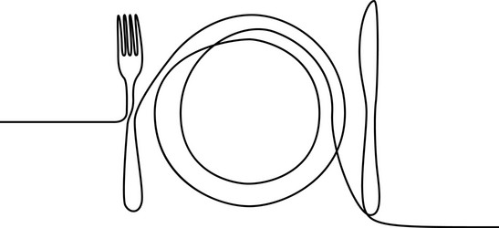 Dinner Plate Line Art Vector Images (over 10,000)