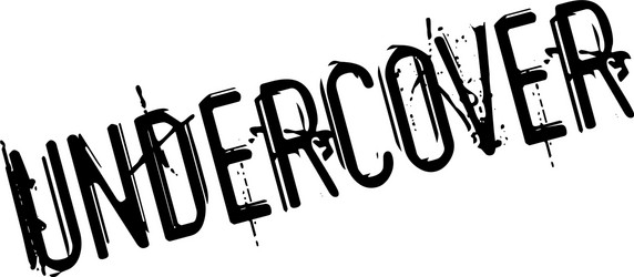 Undercover rubber stamp Royalty Free Vector Image