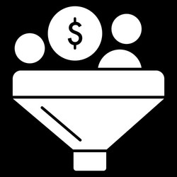 Conversion dollar icon black and white Royalty Free Vector
