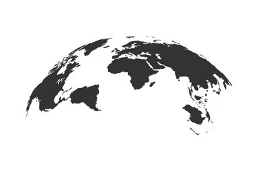 World map with lines Royalty Free Vector Image