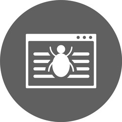 Web crawling icon simple editable graphics Vector Image