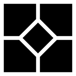 Ceramic tile paving slab icon in circle round Vector Image