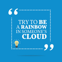 Inspirational motivational quote always try Vector Image