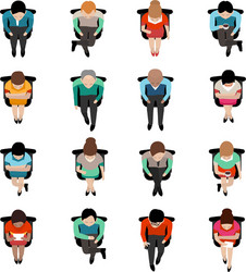 Top View Man Sitting Vector Images (over 480)