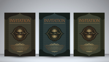 1 invitation Royalty Free Vector Image - VectorStock