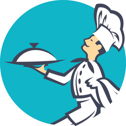 Icon with chef Royalty Free Vector Image - VectorStock