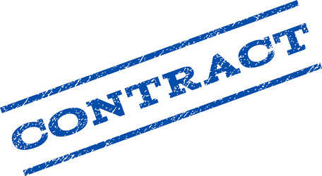 Contract terminated watermark stamp Royalty Free Vector