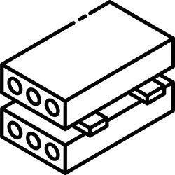 Steel slabs Royalty Free Vector Image - VectorStock