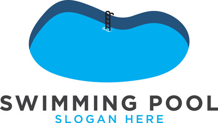 Swimming man icon design template isolated Vector Image