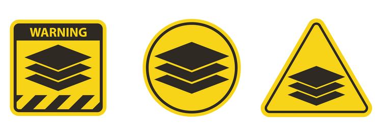 Layers icon symbol sign isolate on transparent Vector Image