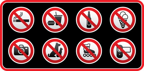 Prohibited Vector Images (over 81,000)