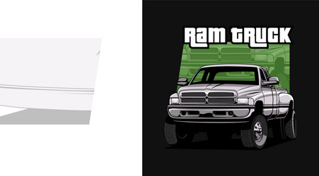 Dodge Ram Truck Vector Images (15)