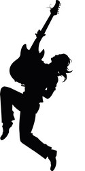 80s Rocker Silhouette