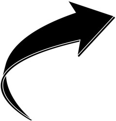 Left modern arrow icon Royalty Free Vector Image